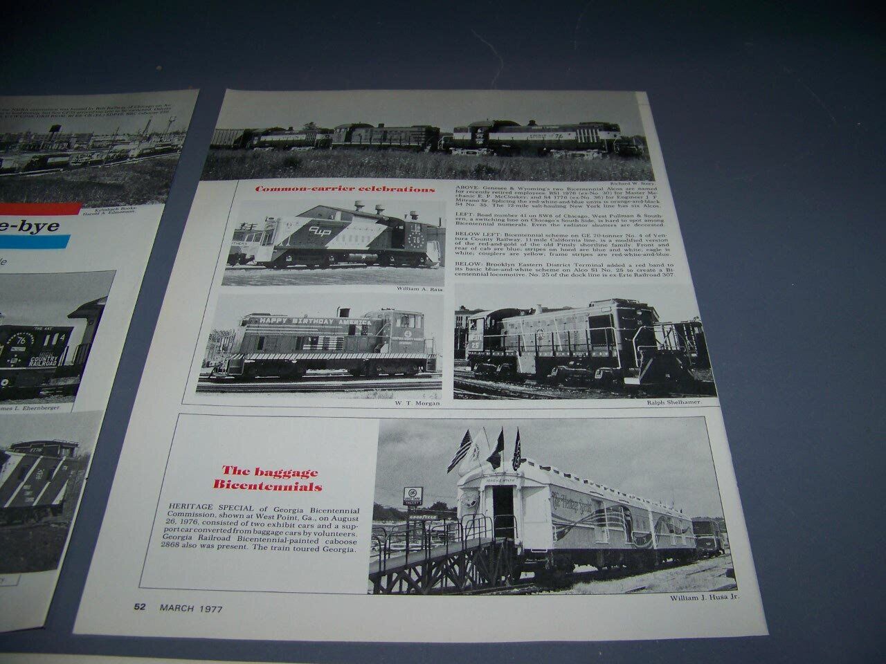 BICENTENNIAL "TRAIN/ENGINE" HISTORY..HISTORY/PHOTOS/DETAILS..RARE ...