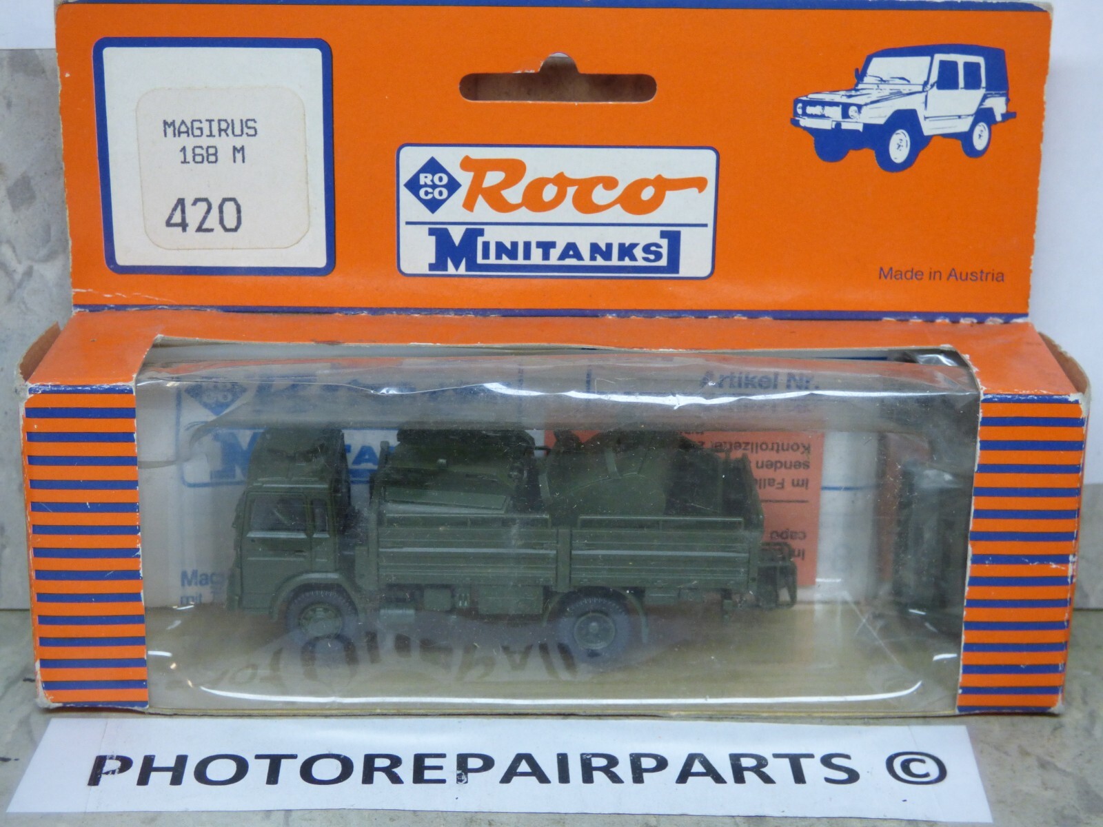 Roco Minitanks 1/87 Modern German Magirus Deutz 168M Tanker Truck Lot ...