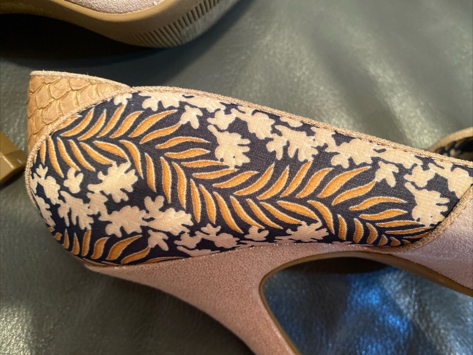 Ruby Shoo MATILDA gold Mix Peep Toe Scallop Edge Occasion Heels, UK 5 ...