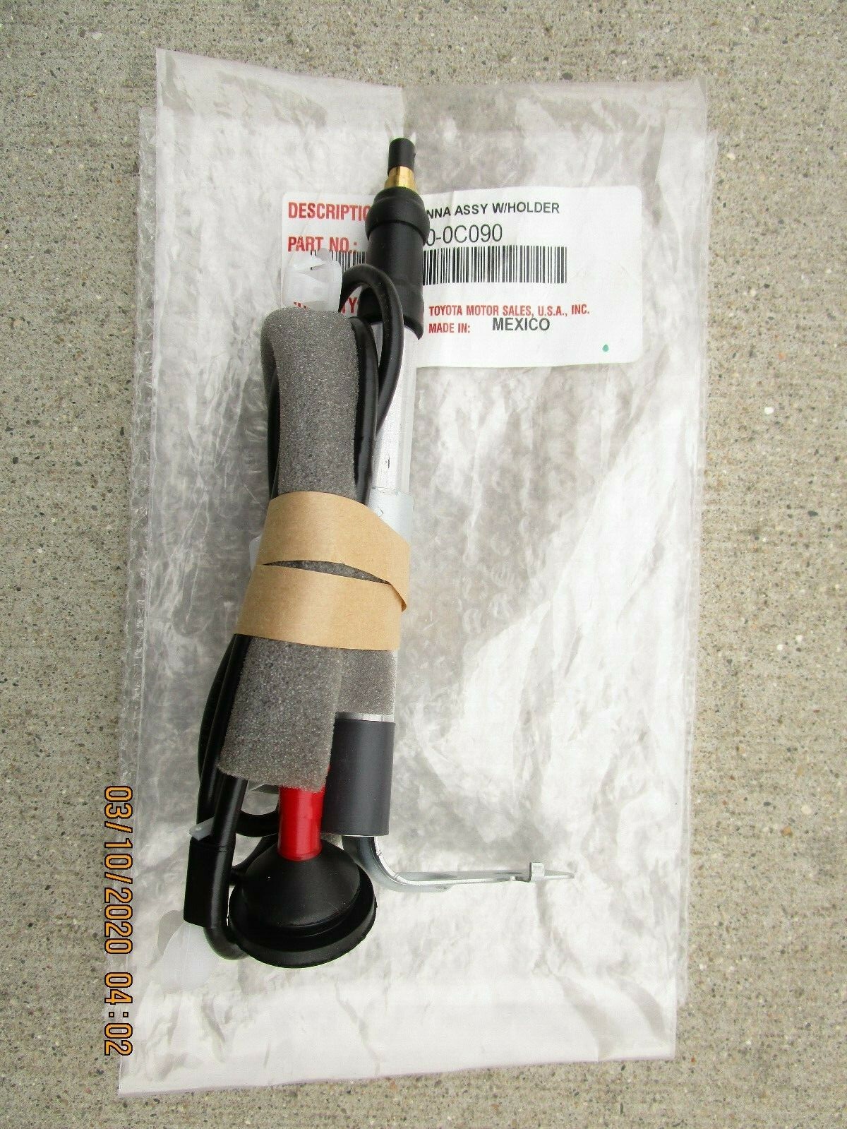 14 - 19 TOYOTA TUNDRA LIMITED PLATINUM POLE PILLAR ANTENNA W/ HOLDER ...