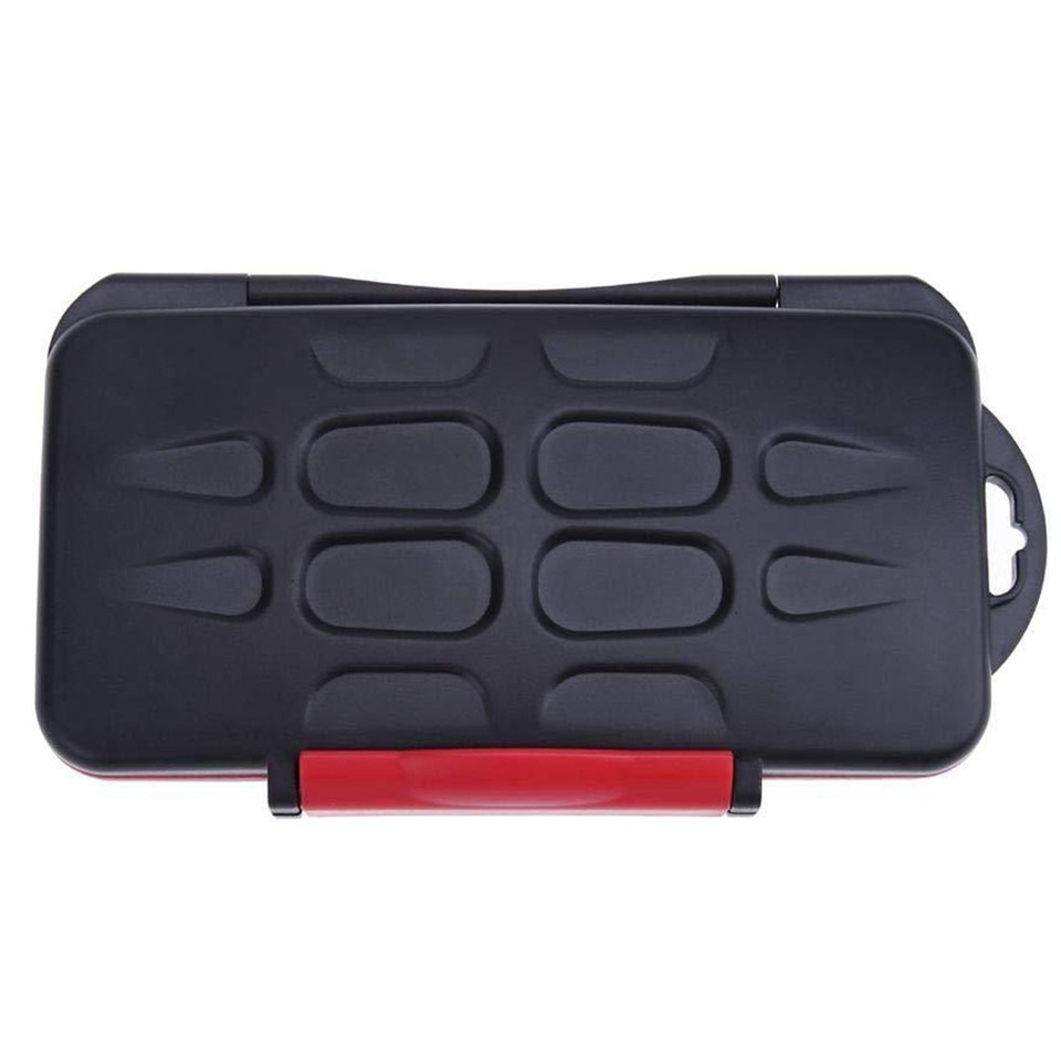 Memory Card Case Holder Storage Fits 12 SD+12 Micro SD TF Cards Water ...