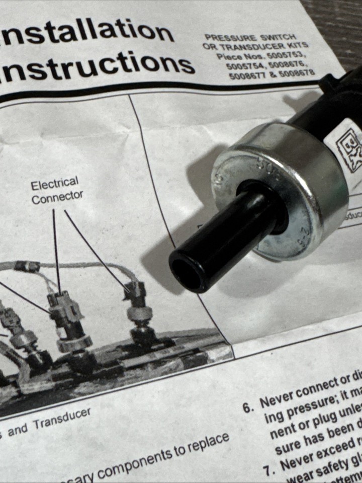 International Bendix Air Brake Pressure Switch 2505670C91 5005735 New ...