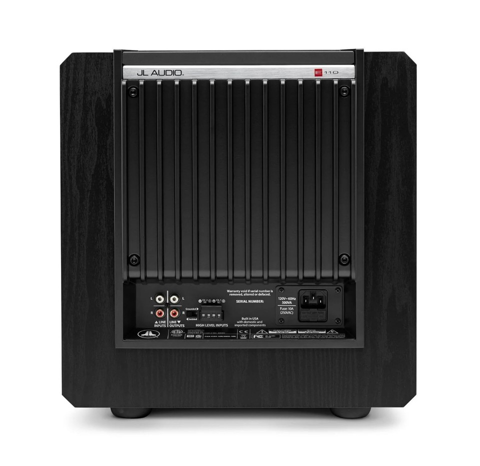JL Audio E110 Subwoofer Black Ash open box display unit never sold w ...