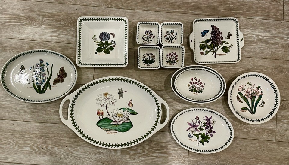 Portmerion Botanic Garden Set 100+ pieces Local Pickup Up NC | eBay