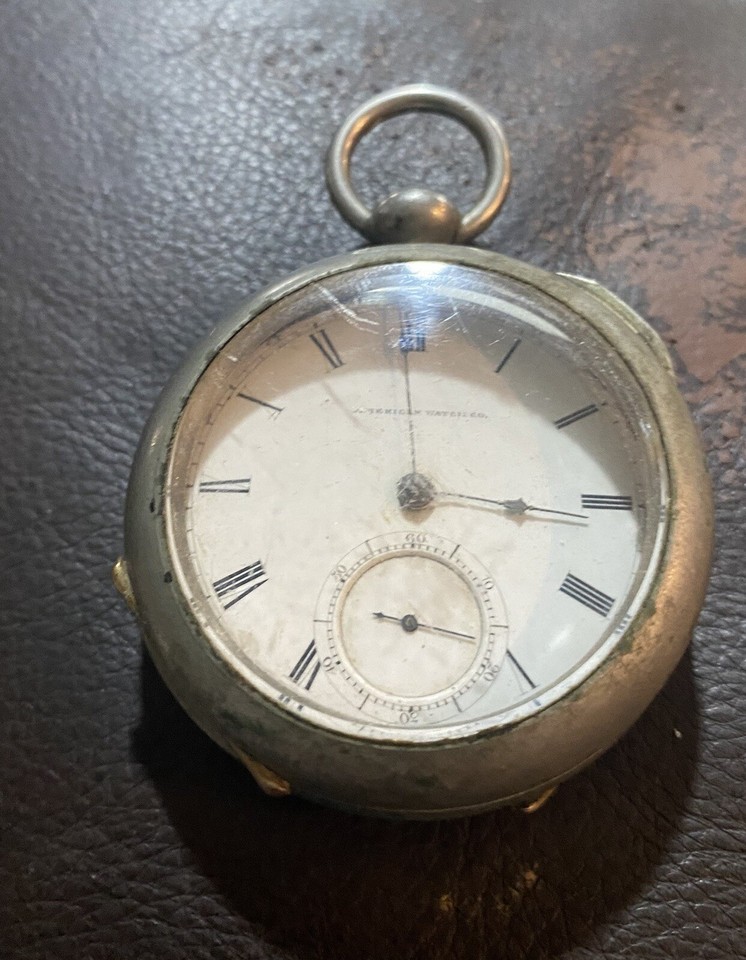 American Watch Co Bartlett Large Pocket Watch circa 1800s Key Wind ...