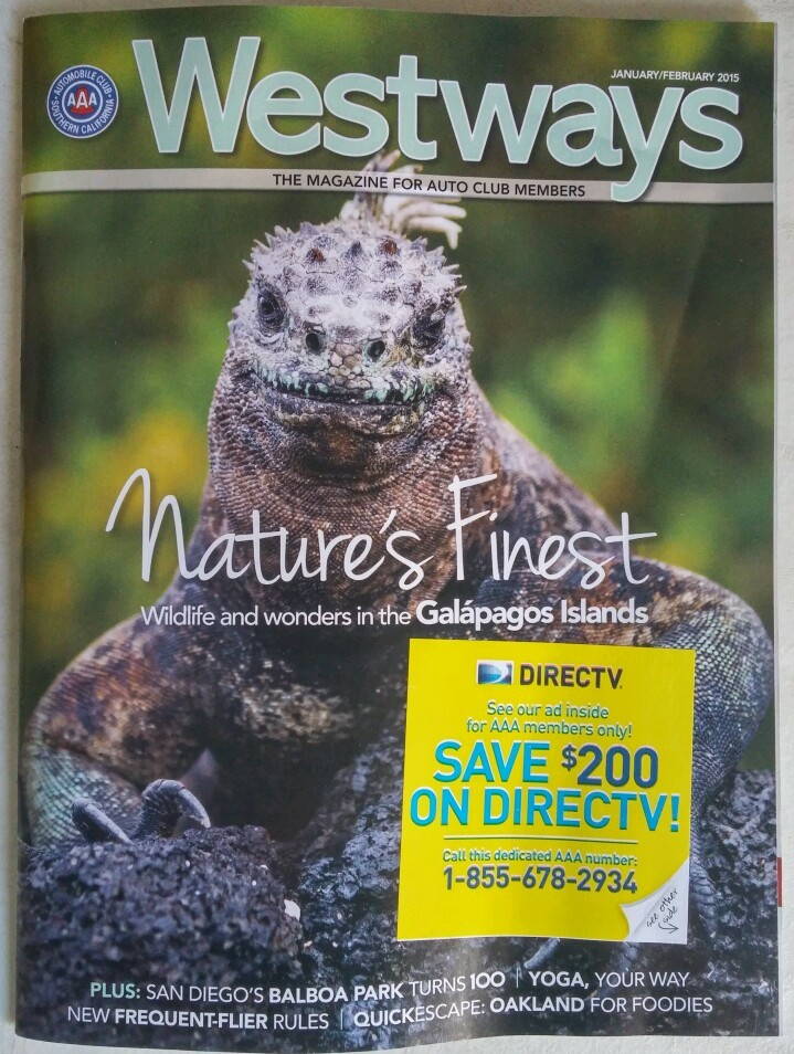 WESTWAYS Magazine for Auto Club Members "NATURE'S FINEST" Galapagos Jan ...