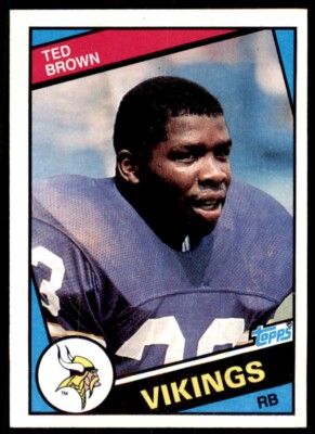 1984 TOPPS* TED BROWN MINNESOTA VIKINGS #289 | eBay