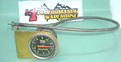 Vintage Accutronic - Jones 11K 11,000 RPM Cable Driven Tachometer DL313 ...