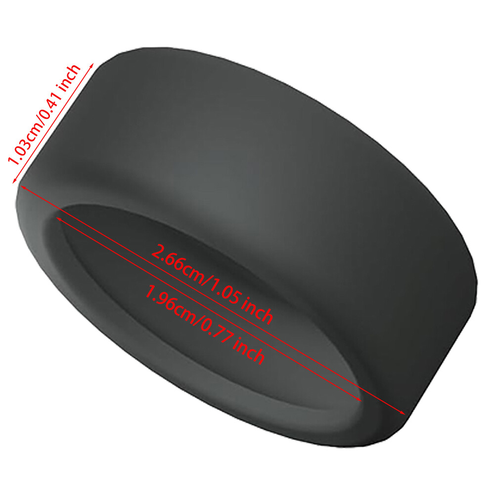Silicone Ring Cover Elastic Case for Oura Ring Gen 3 (Black M for 11 12 ...