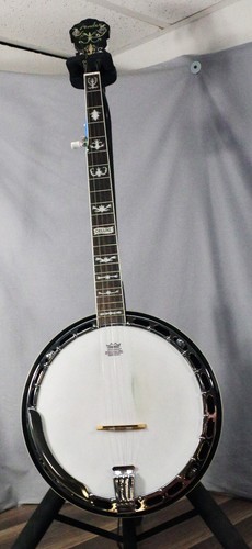 2005 Fender FB-58 DELUXE 5 STRING Resonator Banjo, VG SHAPE W/ CASE ...