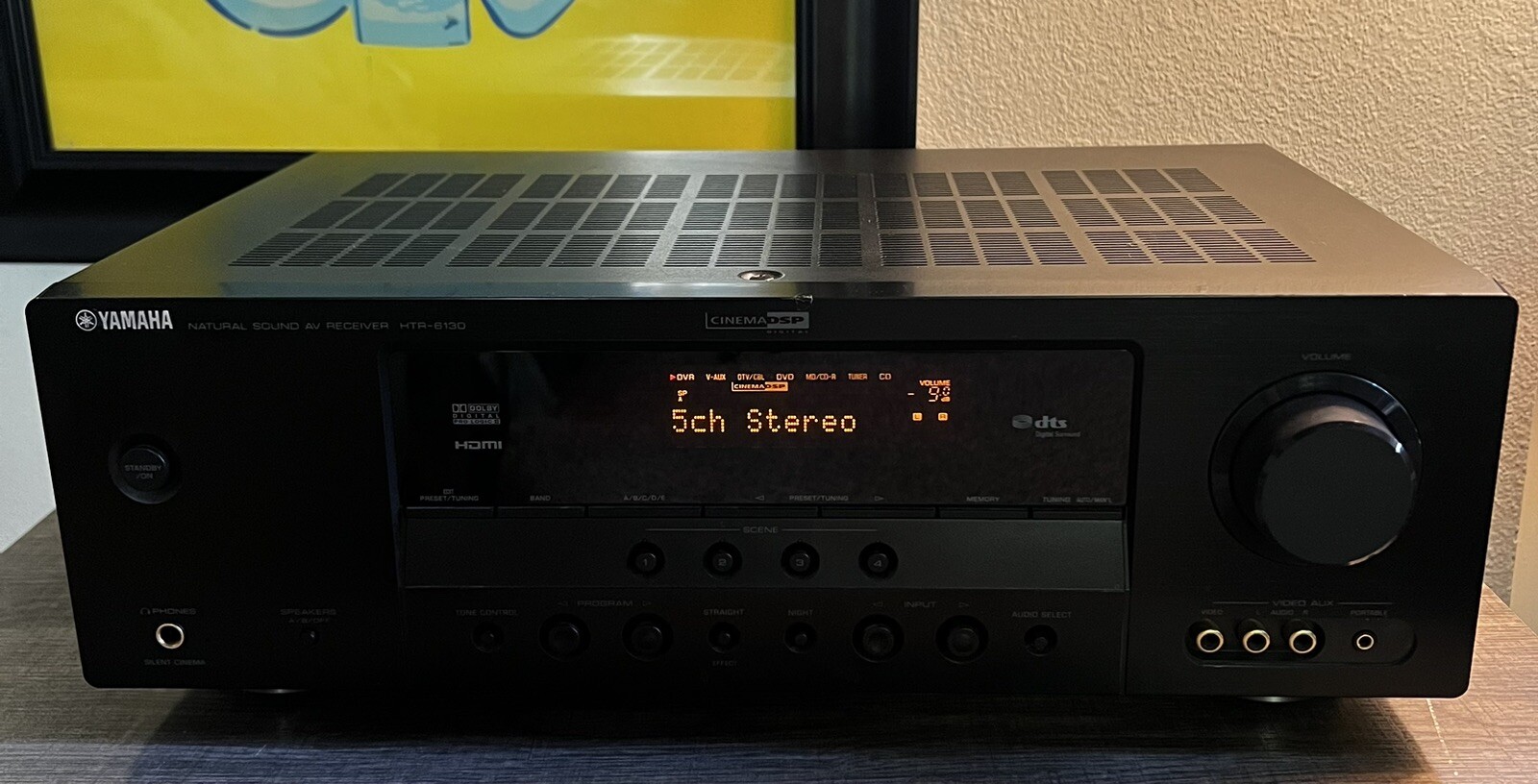 YAMAHA HTR-6130 Natural Sound 5.1 Ch HDMI Home Theater Surround Sound ...