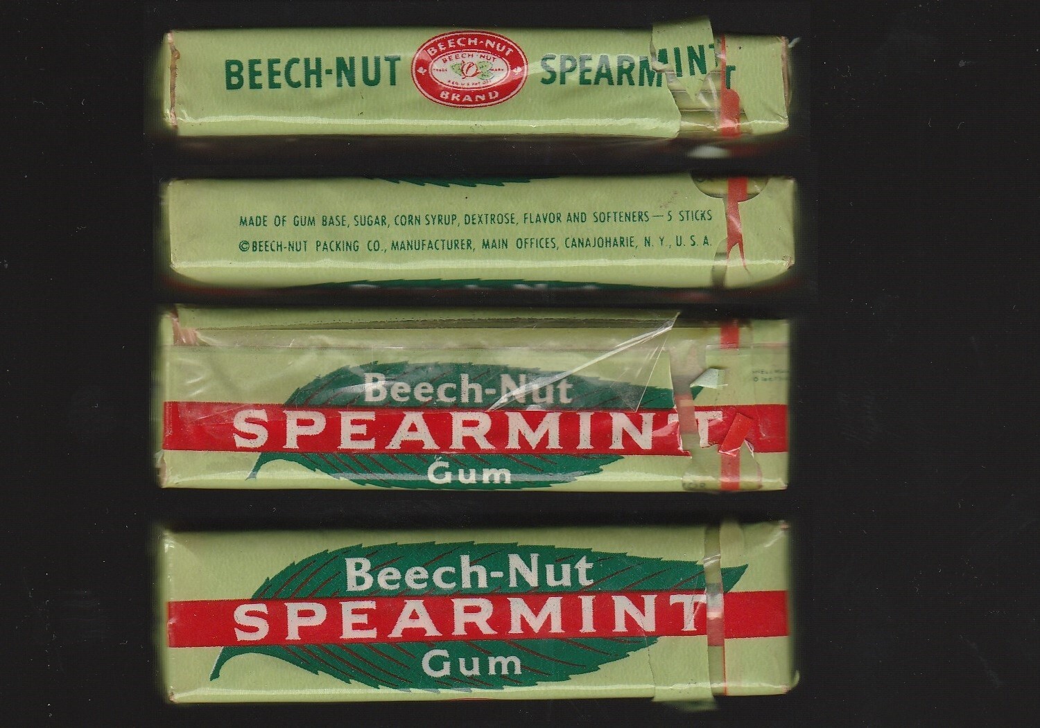 WWII World War 2 ARMY chewing GUM PACK PACKAGE w. wrapper BEECH-NUT ...