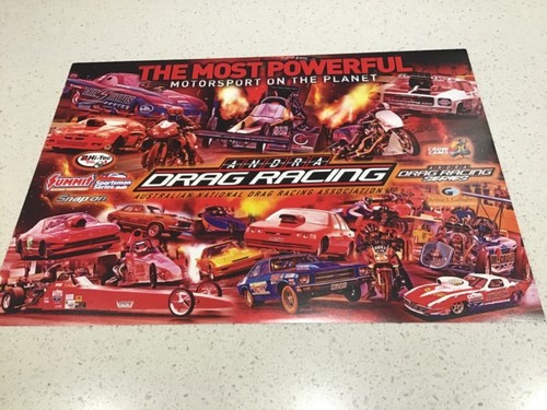 ANDRA DRAG RACING POSTER , DRIFT MUSCLE CARS VINTAGE HOLDEN commodore ...