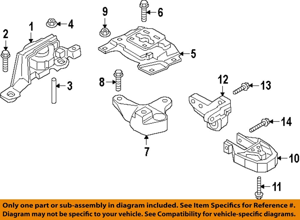 Genuine Ford Front Mount Kv6z-6038-c for sale online | eBay