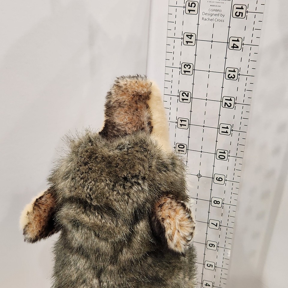 Raina the Wolf Plush Douglas The Cuddle Toy Howling Sitting Beige ...