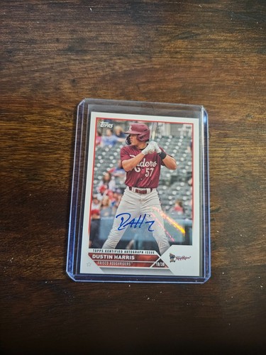 2023 Topps Pro Debut Base Paper Autograph Auto SP #PD-194 Dustin Harris ...