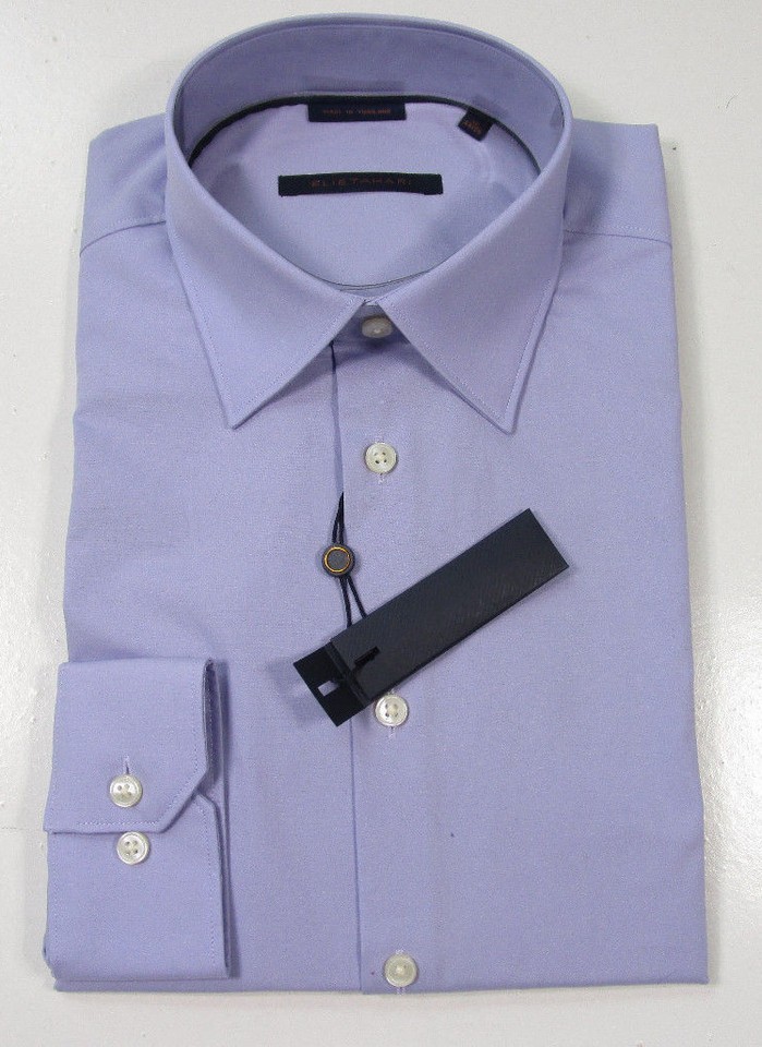 Elie Tahari Men's Solid Slim Fit Dress Shirt 3 Colors Available | eBay