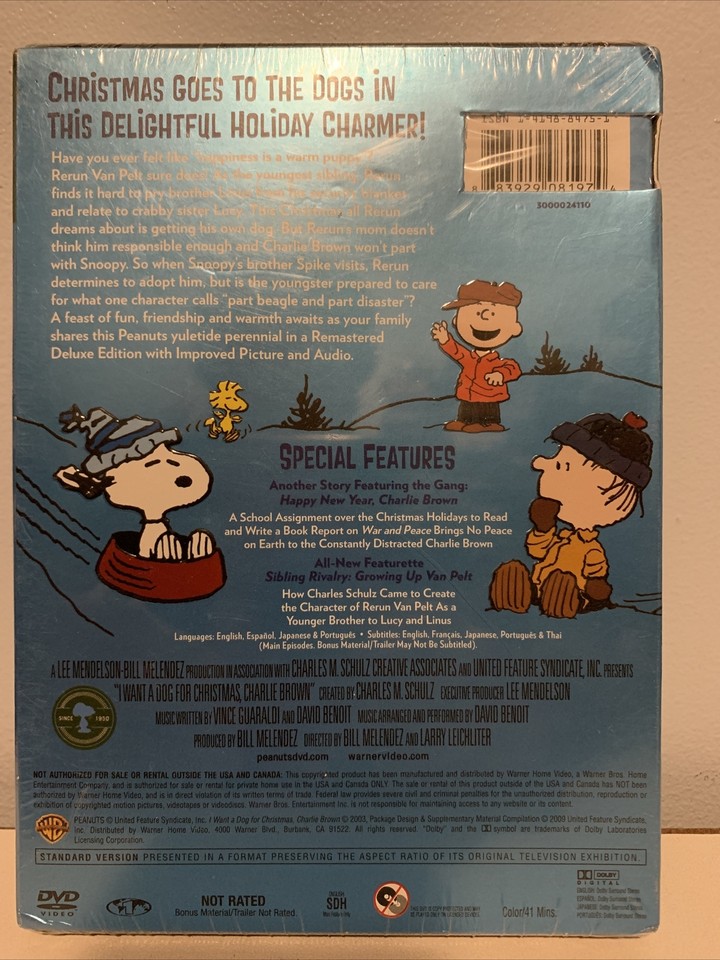 I Want A Dog For Christmas Peanuts Dvd Brand New 883929081974 Ebay