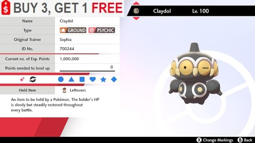 Shiny Claydol Pokemon Sword and Shield Perfect IV🚀Fast Delivery🚀 | eBay