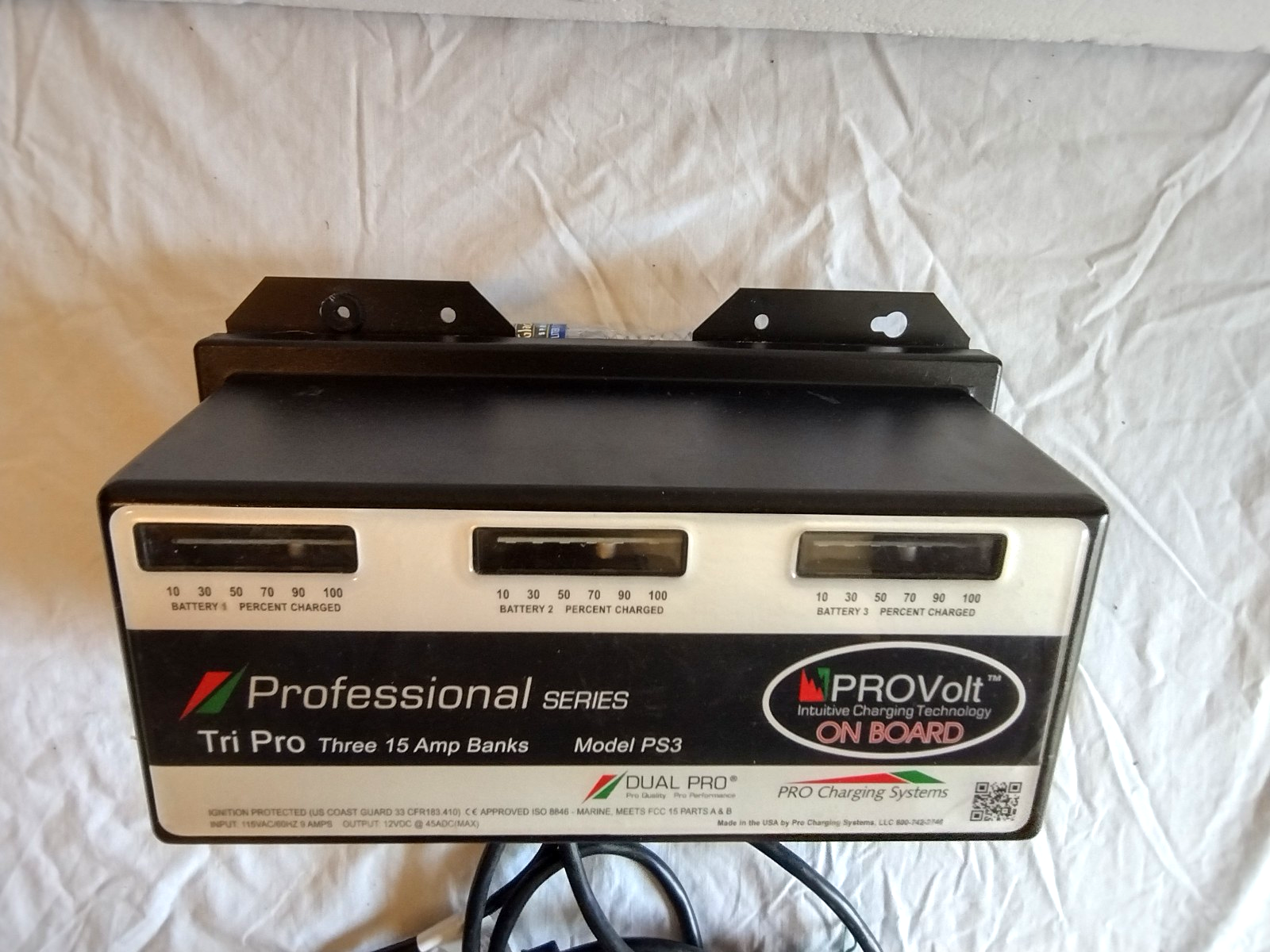 ProVolt On Board Ps3 Professional Series Boat Battery Charger Tri Pro 3 ...