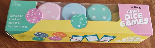 Giant Dice Games, Ten Dice Games, Ages 6+, 2+ Players, Brand New | eBay