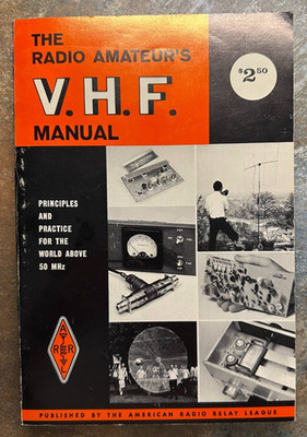 Vintage 1972 ARRL Radio Amateur's VHF Manual Book Paperback Ham Radio ...