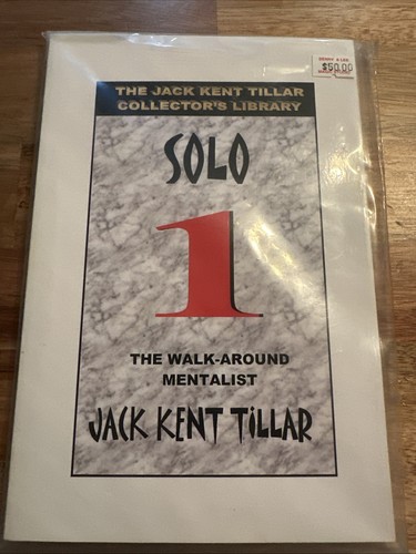 Solo 1 The Walk-Around Mentalist Jack Kent Tillar | eBay