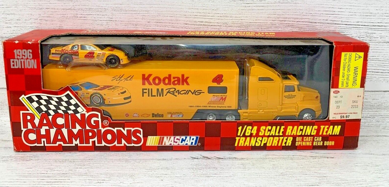 1996 Racing Champions 1:64 Scale Kodak Racing Team Transporter 4 ...