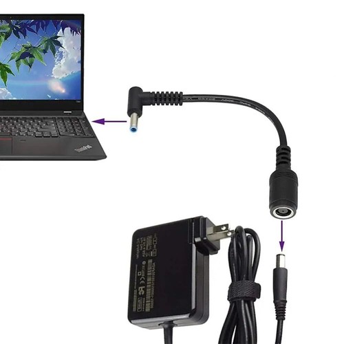 For HP Dell Blue Tips DC Adapter Connector Cable Laptop Power Adapter ...