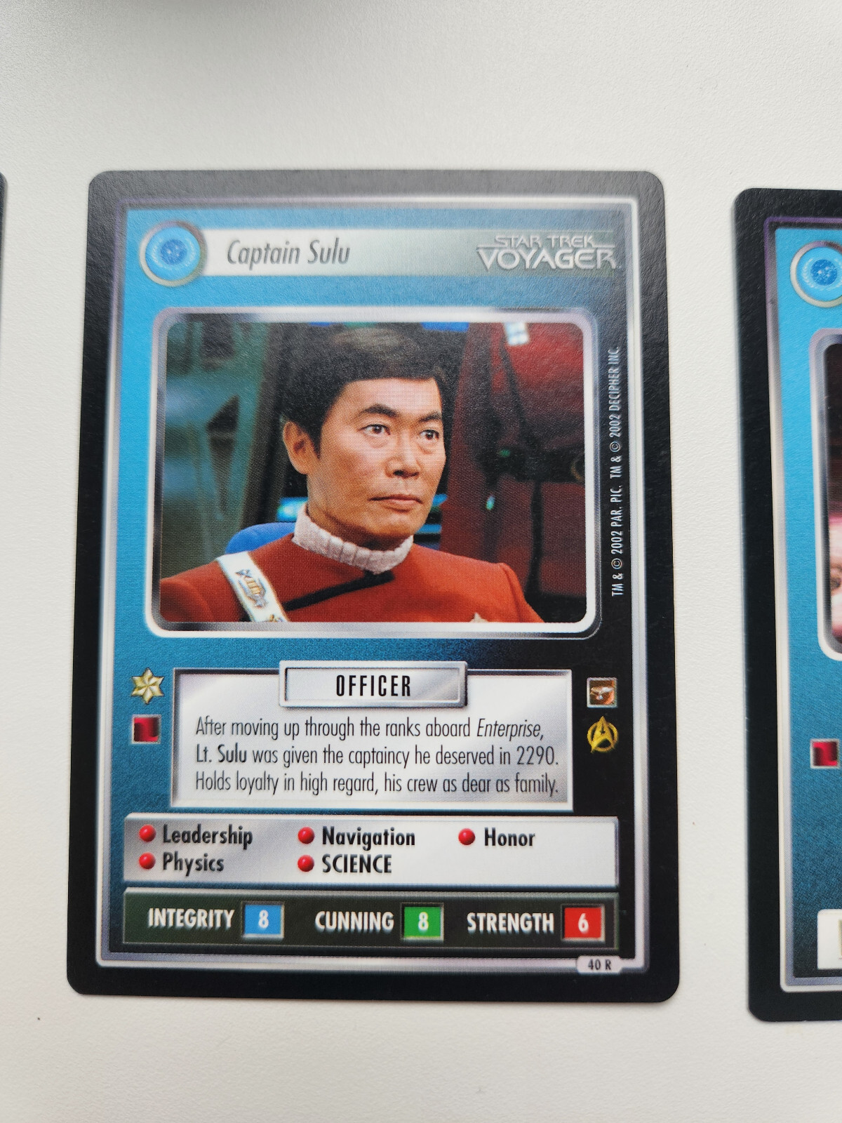 Star Trek CCG Decipher STCCG: TMP Captain Sulu 40R | eBay