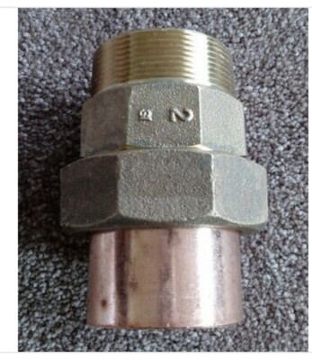 2" Nibco Union, Low-Lead Cast Bronze, C x MIP Mfr #: 733-4-LF 2 | eBay