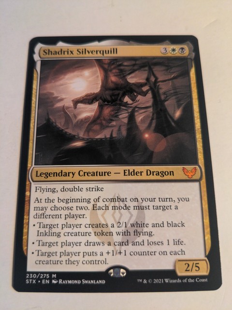 MTG Shadrix Silverquill Strixhaven: School of Mages 230/275 Regular ...