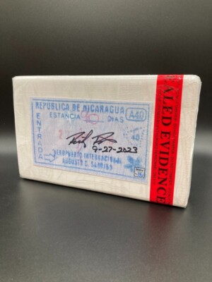 Freeway Rick Ross Autograph - Signed Cocaine Art Film Prop Kilogram f ...