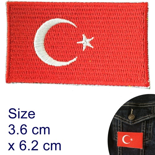 Turkish flag iron on patch Republic of Turkey Türk bayrağı flags iron-on patches | eBay Australia