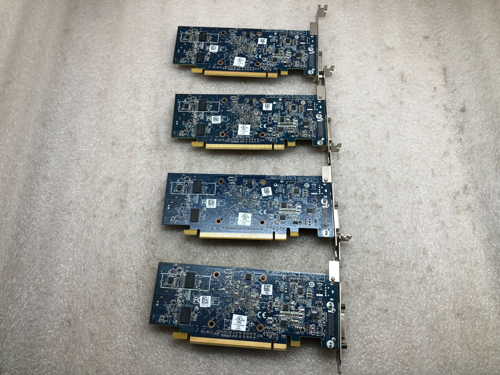 Lot of 4 Radeon ATI-102-C09003(B) AMD 512 MB HD Video Card PCIe HP FREE ...