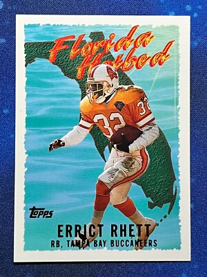 1995 Topps Florida Hotbed #FH3 Errict Rhett Tampa Bay Buccaneers | eBay