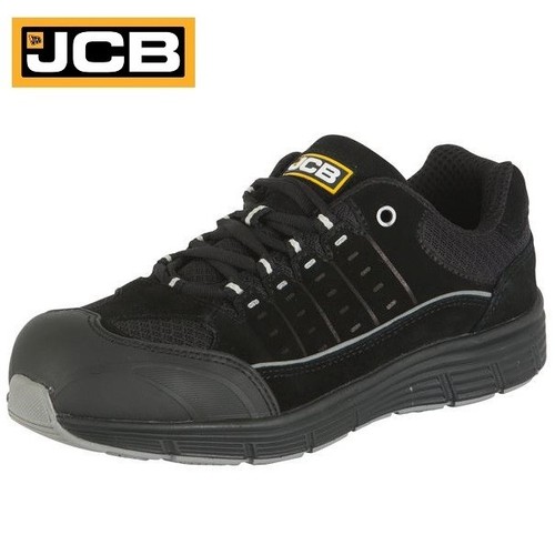 JCB MENS SUEDE LEATHER SAFETY WATERPROOF TRAINERS WORK STEEL TOE CAP ...