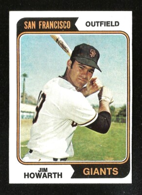 1974 Topps SET BREAK #404 JIM HOWARTH SAN FRANCISCO GIANTS (001) | eBay