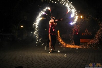 Electric Pyro Staff Practice Dancers Dance Fireshow Festivals Show ...