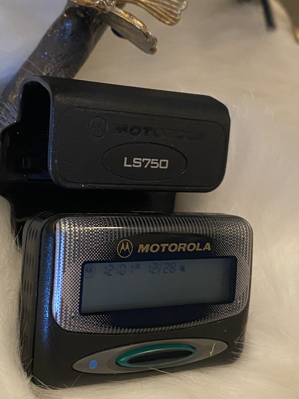 Motorola Flex Pager Beeper Digital Display w Holster Clip MHz TESTED | eBay