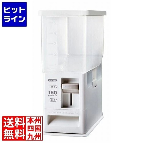 Asvel Quality UNIX L MEASURE RICE STOCKER 6KG WHITE Washable Rice ...