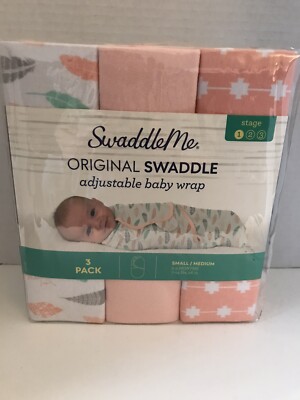 Infant Swaddle Me 3-Pack Original Baby Wrap Stage 1 - 0-3 Month ~ New ...
