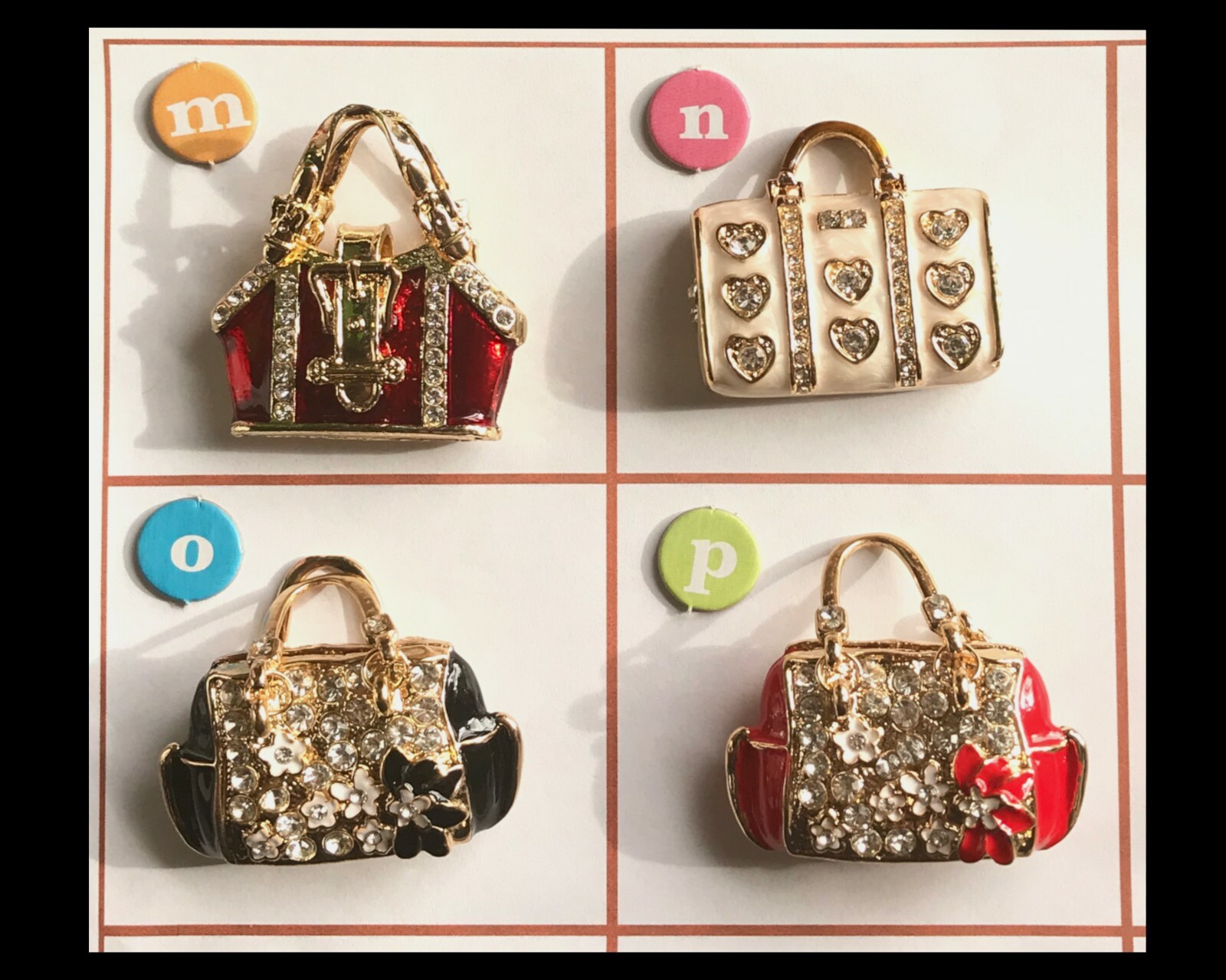 Doll Purse for Fashion Royalty /IT, Barbie Doll Handbag, Rhinestone ...