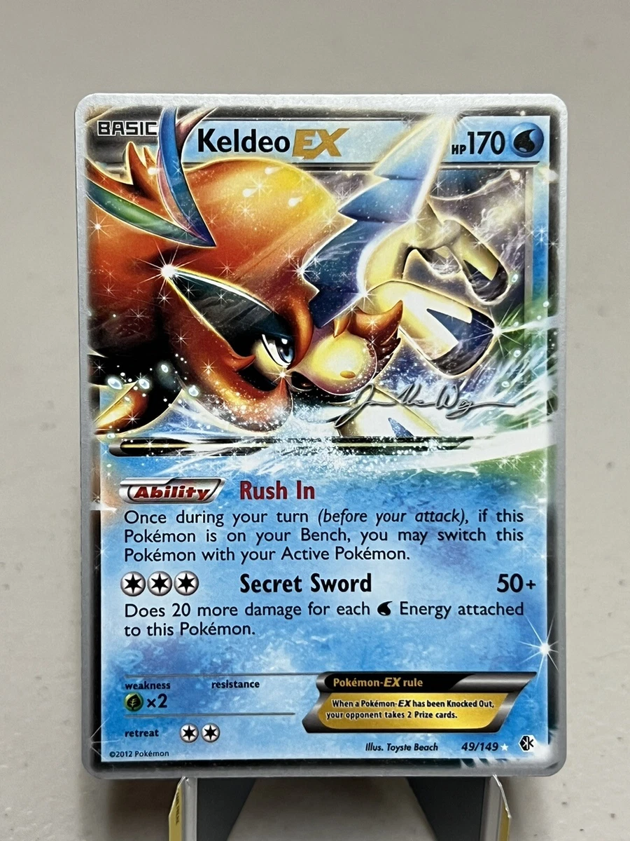 Pokemon Keldeo Card Ex