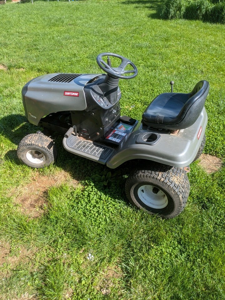 Craftsman LT2000 917.288050 Riding Tractor seat W/ Metal Bracket And ...