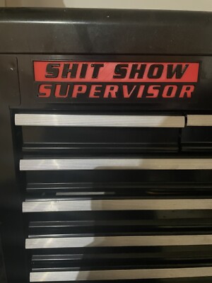 Shxt Show Supervisor 3D Printed Tool Box Badge. | eBay