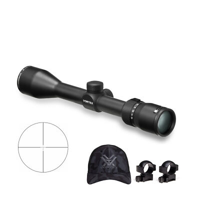 Vortex Diamondback 4-12x40 Riflescope with 1 In Scope Rings and Hat | eBay