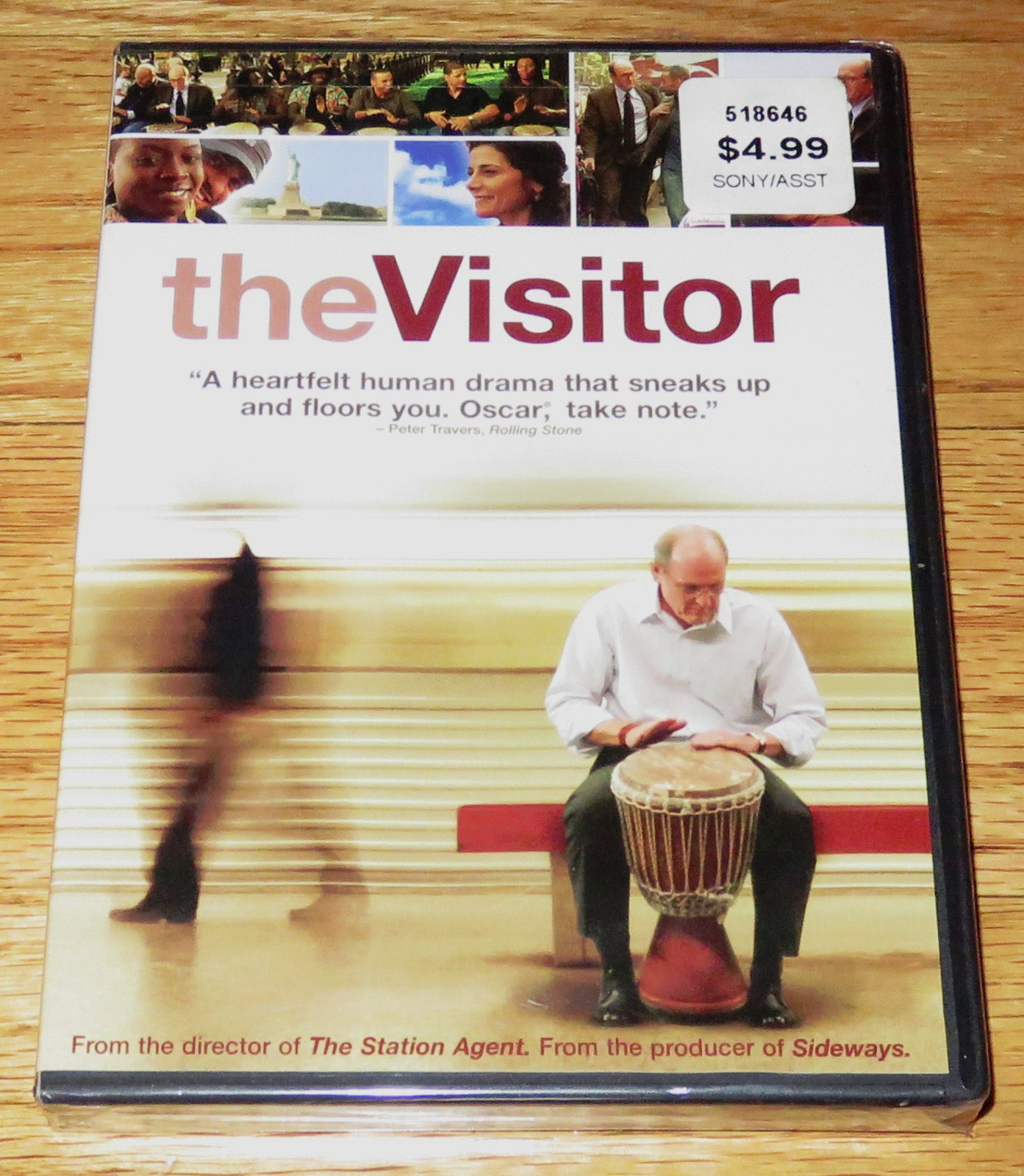 The Visitor (DVD, 2008) Heartfelt Human Drama Richard Jenkins, Hiam ...