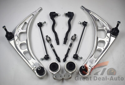 For BMW E46 Control Arm Tie Rod Suspension Front Kit Wishbone End Sway ...