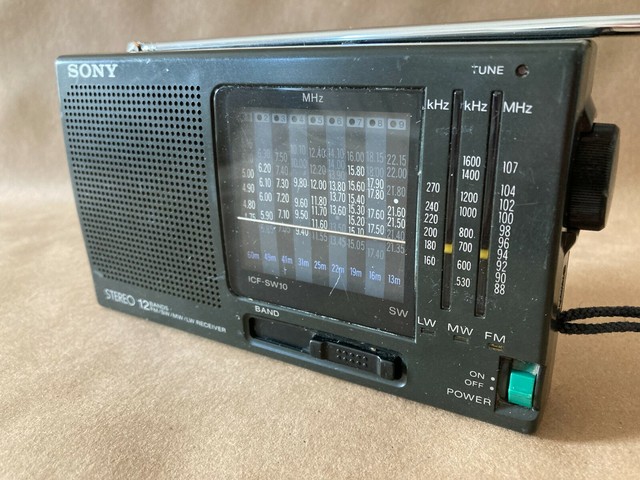 Sony Icf-sw10 - 12 Band Worldwide Shortwave Radio Receiver for sale ...
